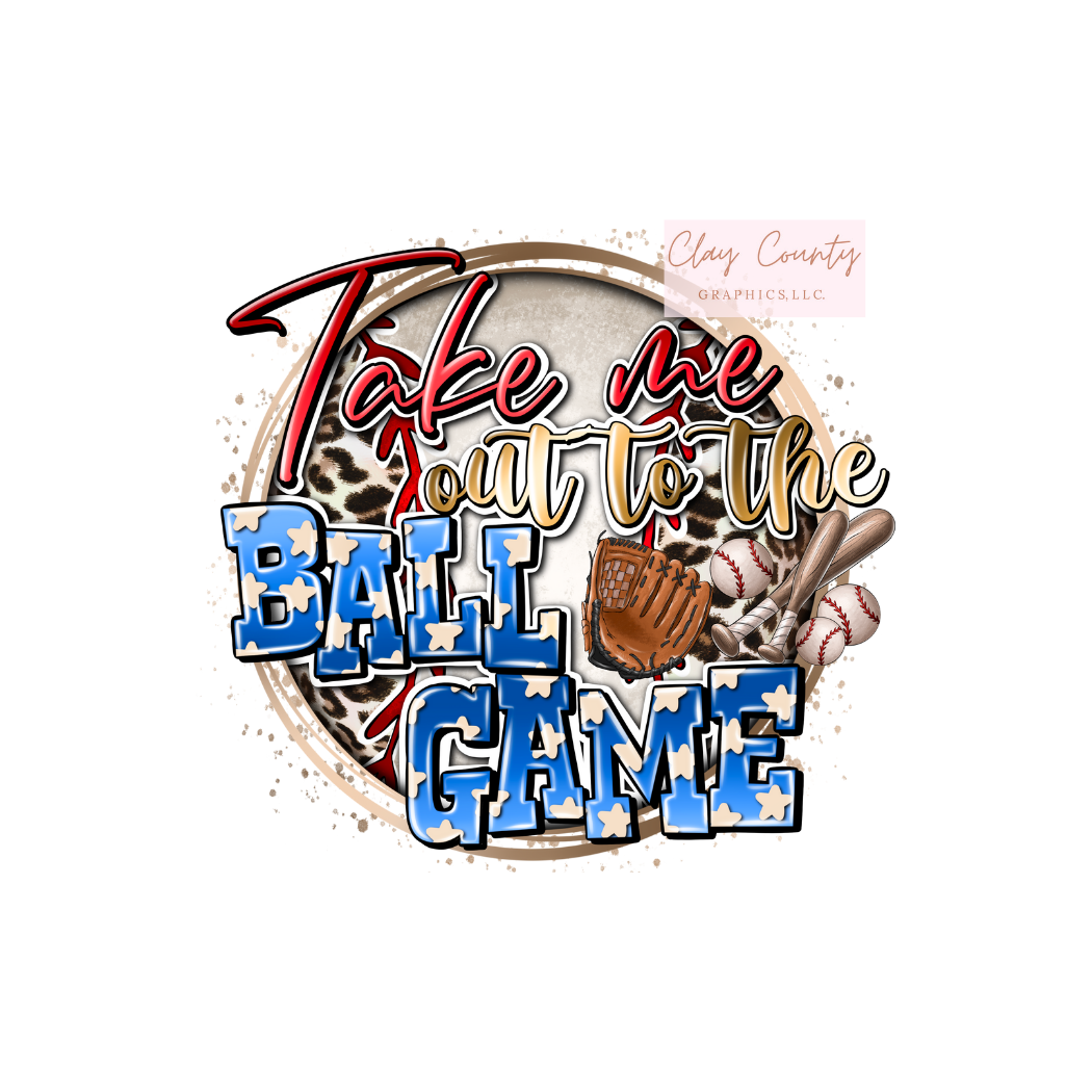 Ballgame DTF Heat Transfer – Clay County Graphics & Boutique