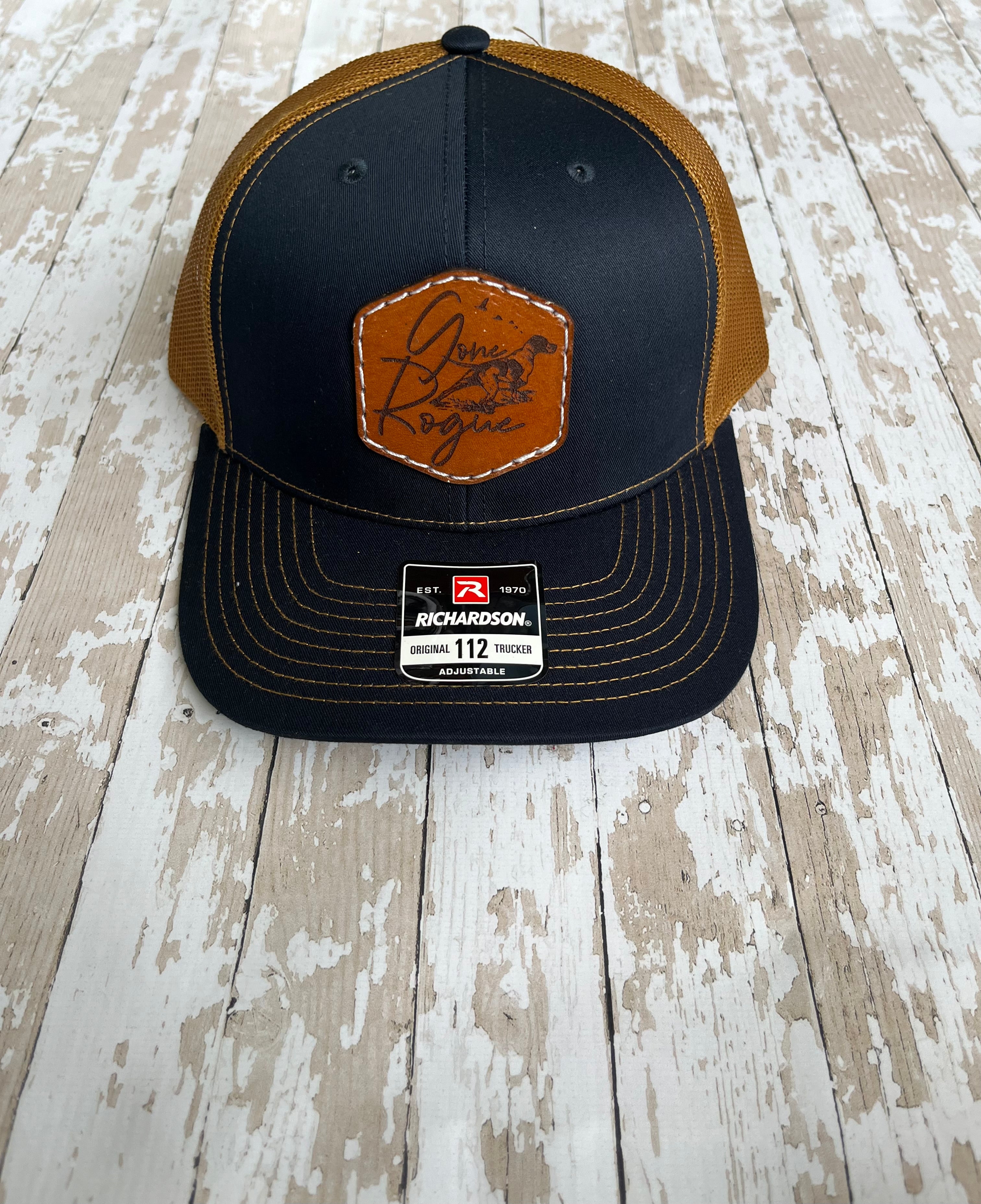 Navy/Caramel Gone Rogue Trucker Hat – Clay County Graphics & Boutique